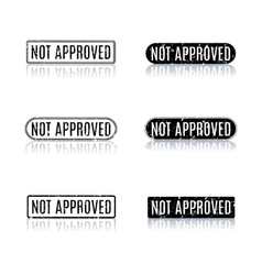 Do not be late rubber stamp Royalty Free Vector Image
