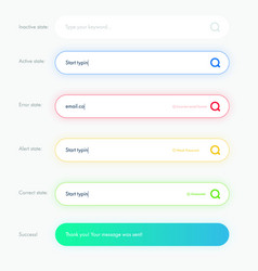 Pagination bar page navigation web buttons Vector Image