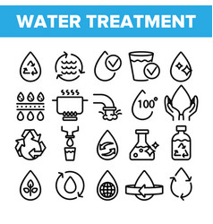 Water treatment onboarding Royalty Free Vector Image