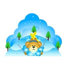 Snow Bear Falling Vector Images (97)