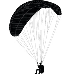 Paragliding Royalty Free Vector Image - VectorStock