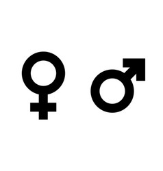 Original sign icon male and female toilet Vector Image