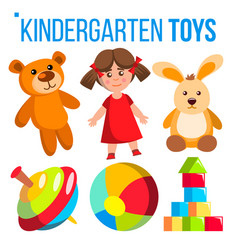 Children themed items Royalty Free Vector Image