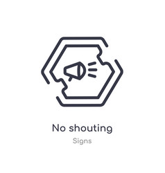 No Shouting Sign Vector Images (over 190)