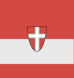 Flag udmurt republic in russia Royalty Free Vector Image