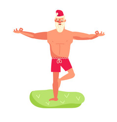 Santa Claus Yoga Vector Images (over 180)