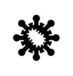 Stop virus 001 Royalty Free Vector Image - VectorStock