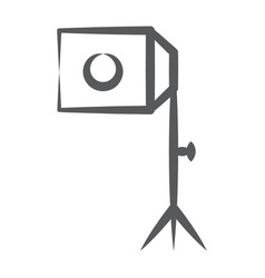 Camera light Royalty Free Vector Image - VectorStock