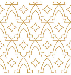 Geometric islamic stars seamless pattern Vector Image