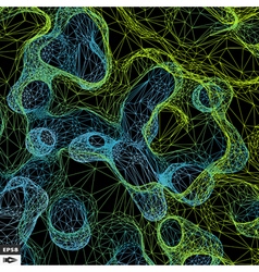 Grid Background 3d Royalty Free Vector Image - VectorStock