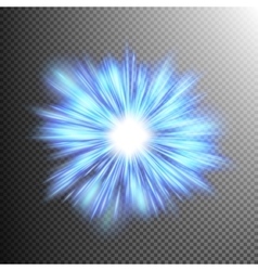 Majestic blue flash abstract background Royalty Free Vector