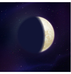 Moon phases infographics Royalty Free Vector Image