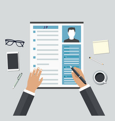 Job profiles Royalty Free Vector Image - VectorStock