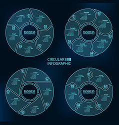 Blank diagram template Royalty Free Vector Image