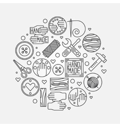 Handmade Made Hand Vector Images (over 8,100)