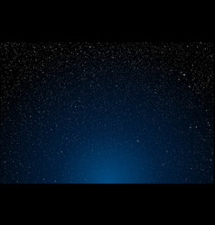 Starry sky shining stars dark sky telescope Vector Image