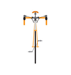 Bicycle front view Royalty Free Vector Image - VectorStock