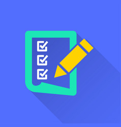 Survey - icon Royalty Free Vector Image - VectorStock