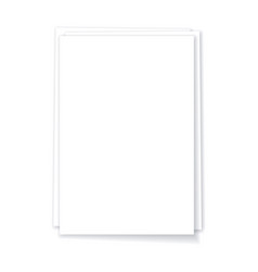 Empty paper stack Royalty Free Vector Image - VectorStock
