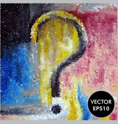 Abstract question mark Royalty Free Vector Image