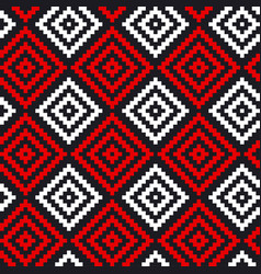 Red textured color diagonal seamless pattern Vector Image
