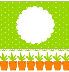 Carrot seamless pattern background Royalty Free Vector Image