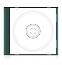 Blank cd case Royalty Free Vector Image - VectorStock