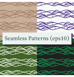 Seamless abstract horizontal lines pattern Vector Image