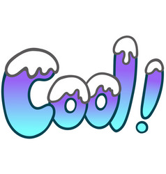 Ice word different design set Royalty Free Vector Image