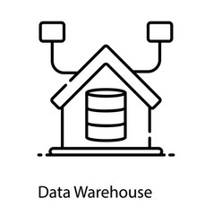 Data warehouse Royalty Free Vector Image - VectorStock