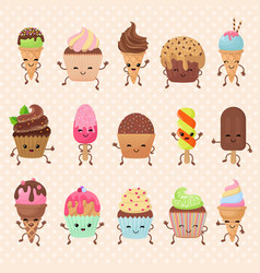 Cute cupcake Royalty Free Vector Image - VectorStock
