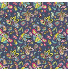 Summer pattern with indian motifs Royalty Free Vector Image
