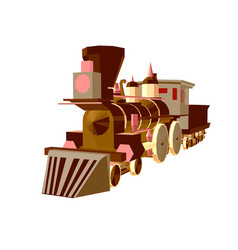 Steam locomotive Royalty Free Vector Image - VectorStock