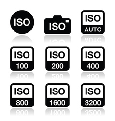 Iso 45001 standard certificate badge Royalty Free Vector