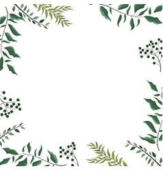 Spring floral frame Royalty Free Vector Image - VectorStock