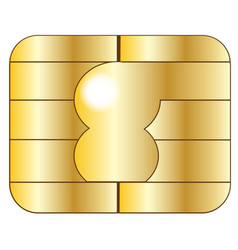 Credit card chip Royalty Free Vector Image - VectorStock