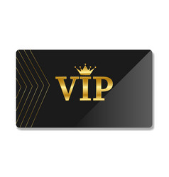 Golden and platinum vip card template Royalty Free Vector