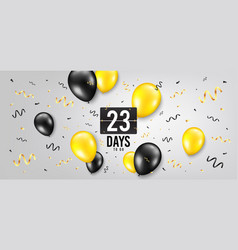 Three days left icon 3 days to go Royalty Free Vector Image