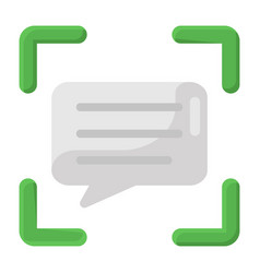 Target chat Royalty Free Vector Image - VectorStock