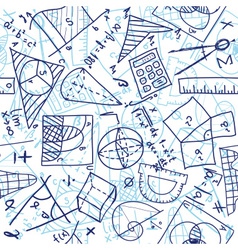 Physics doodles seamless pattern Royalty Free Vector Image