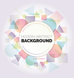 Abstract square geometric pattern background Vector Image