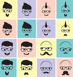 Cartoon face Royalty Free Vector Image - VectorStock