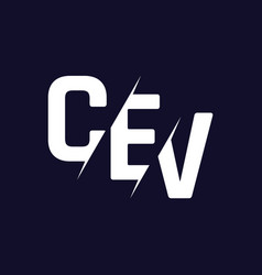 Monogram letters initial logo design azs Vector Image