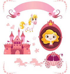 Pretty pink unicorn Royalty Free Vector Image - VectorStock