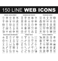 Line web icons Royalty Free Vector Image - VectorStock