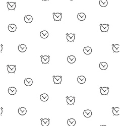 Time managemment seamless pattern background Vector Image