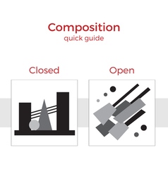 Composition quick guide Royalty Free Vector Image