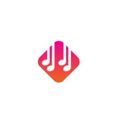 Music note icon Royalty Free Vector Image - VectorStock