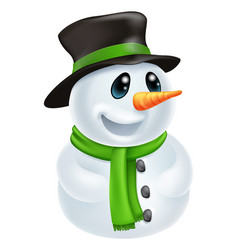 Christmas tree cartoon man Royalty Free Vector Image