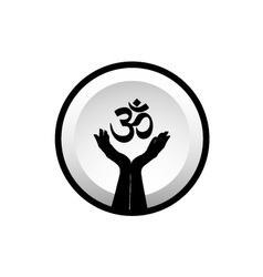 Religious symbol of hinduism- pranava Royalty Free Vector